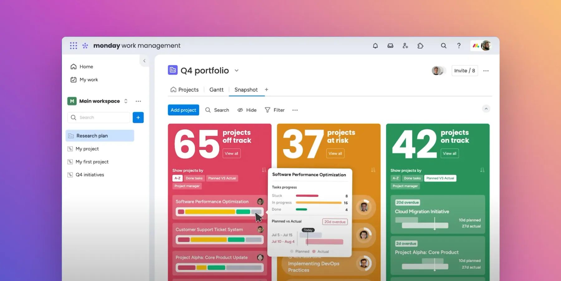 An introduction to project portfolio management in monday.com