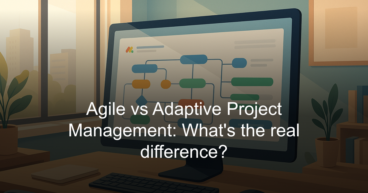 Agile vs Adaptive Project Management: What's the real difference?