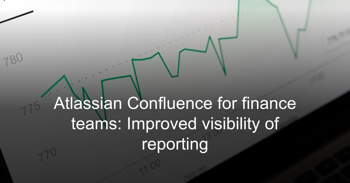 Using Atlassian Confleunce for Finance Teams