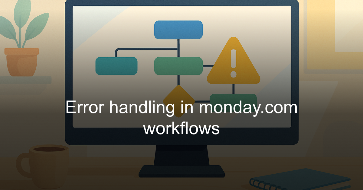 Error handling in monday.com workflows