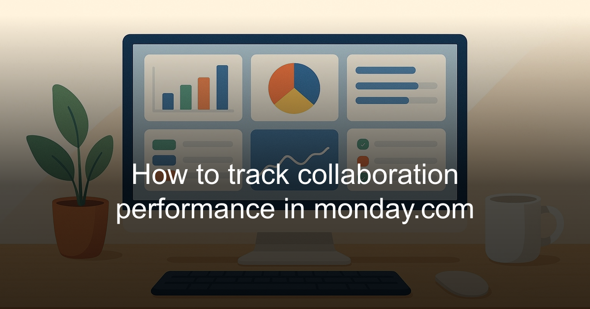 How to track collaboration performance in monday.com
