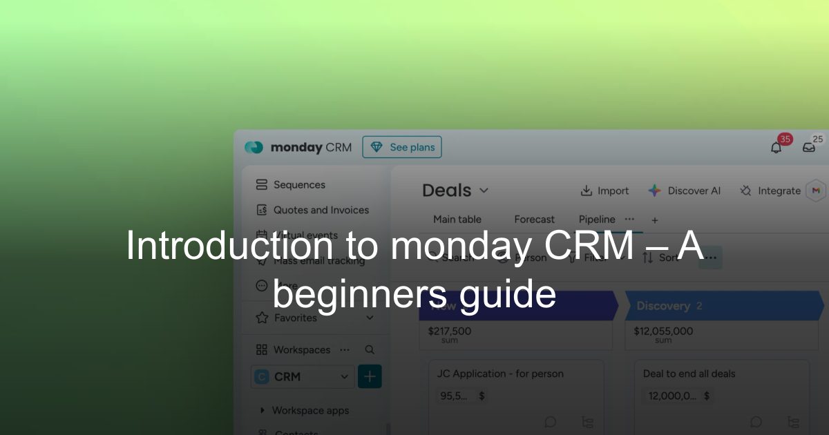 Introduction to monday CRM – A beginners guide