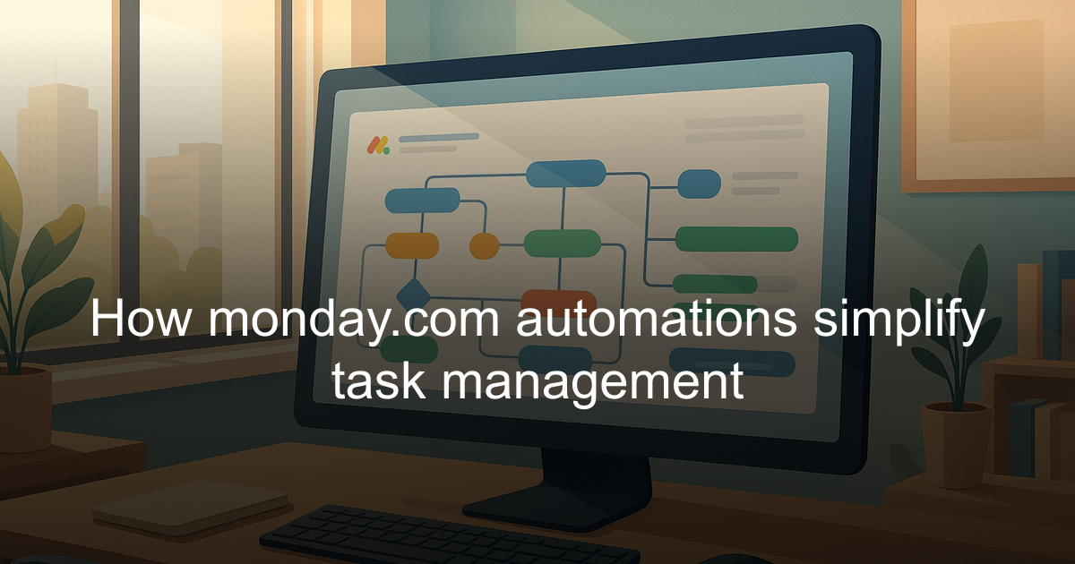 How monday.com automations simplify task management
