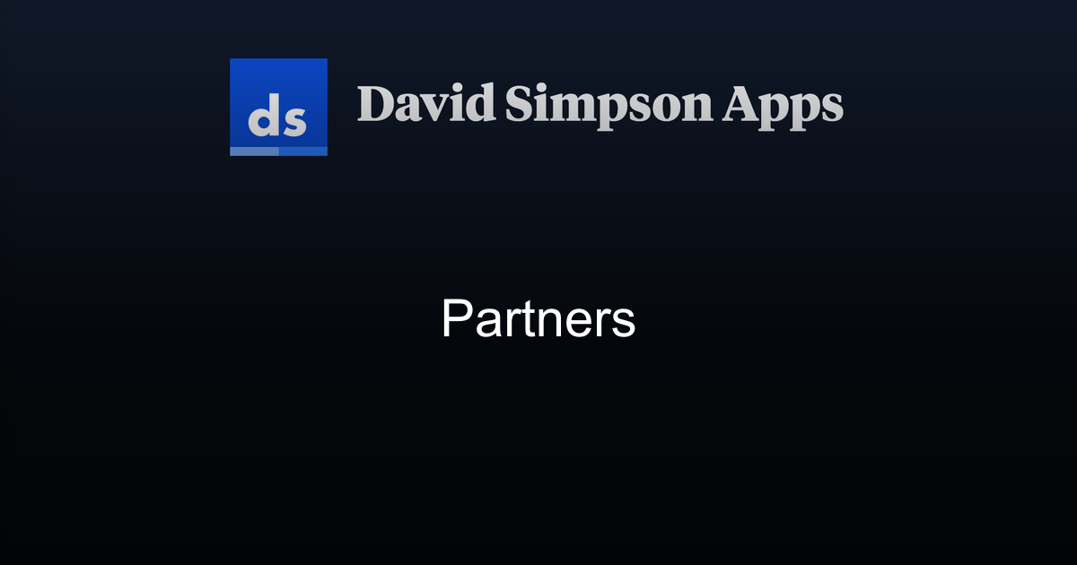 Partners | David Simpson Apps