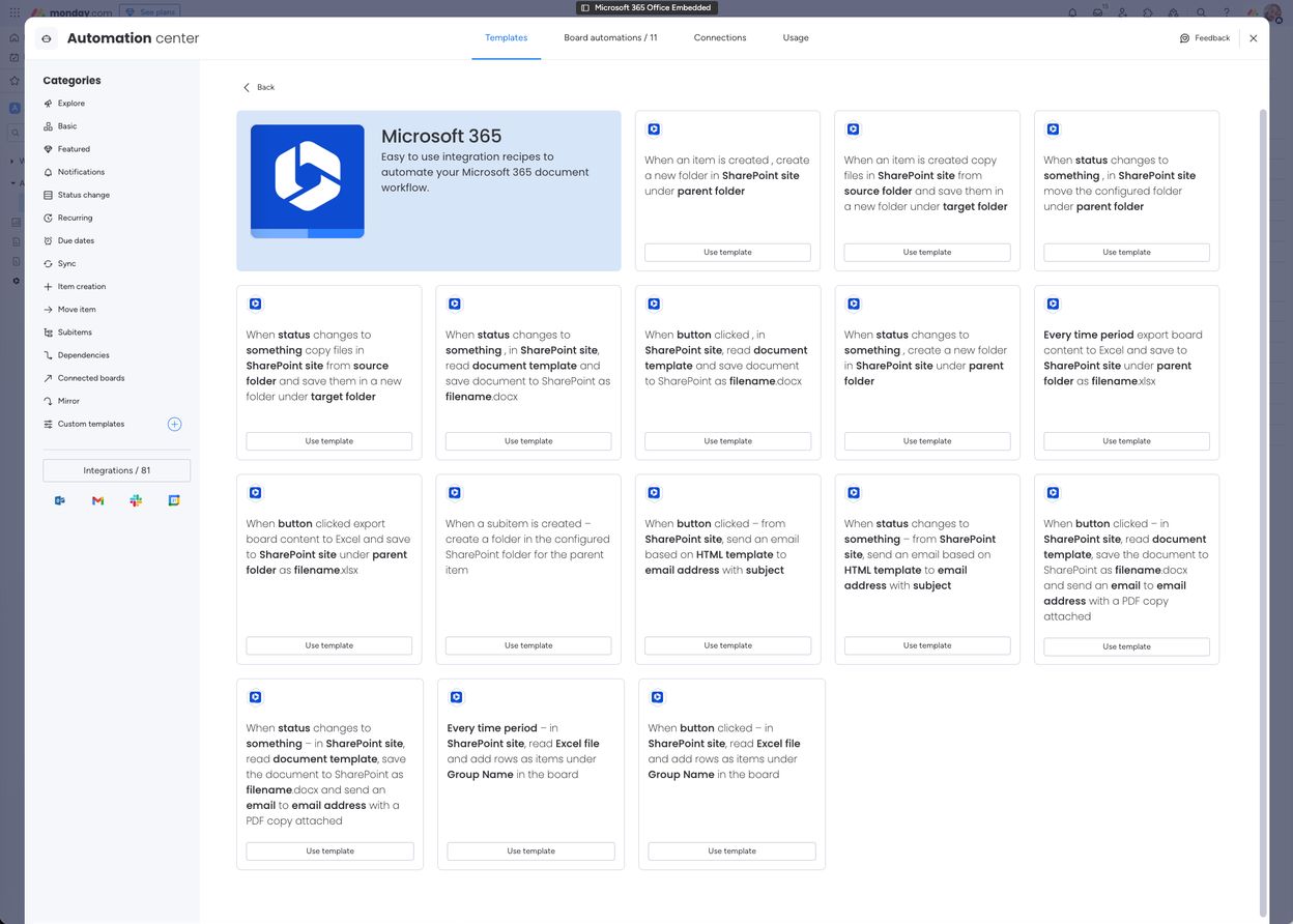 Microsoft 365 SharePoint • Automate & Embed for monday.com | David Simpson Apps